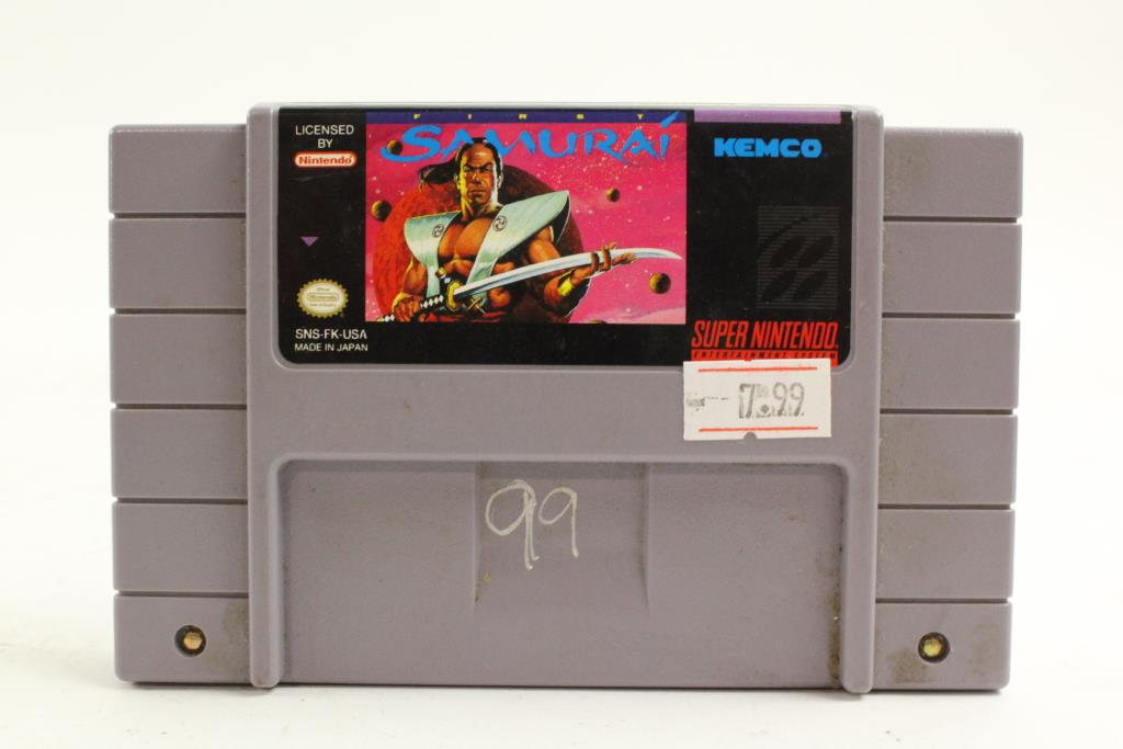Samurai Game Cartridge For Nintendo Super Nintendo Game Console ...