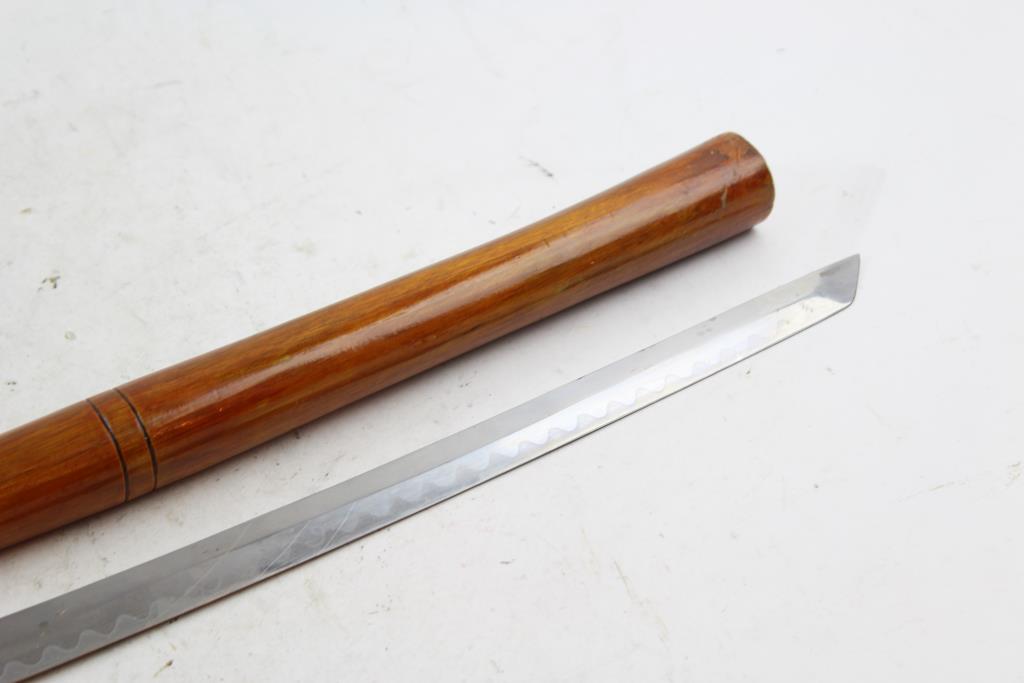 Samurai Sword With Bamboo Handle And Scabbard | Property Room