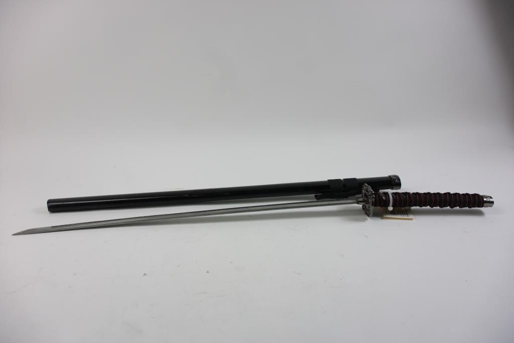 Samurai Sword With Black Cover | Property Room