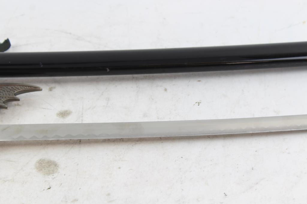 Samurai Sword With Dragon Talon And Wing With Scabbard | Property Room