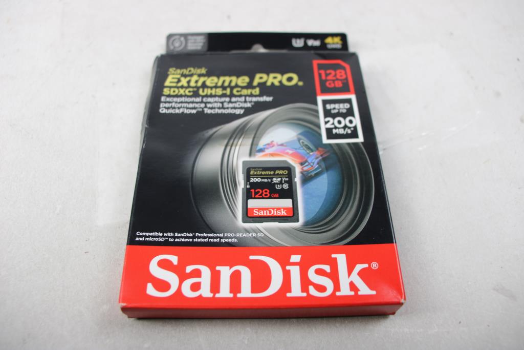 Sandisk Extreme Pro UHS-I Card 128 Gb | Property Room