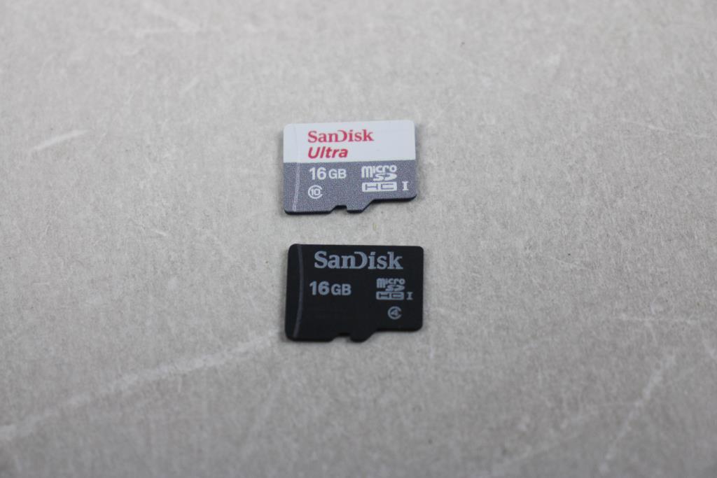 Sandisk Microsd, 16 Gb, 2 Pieces | Property Room