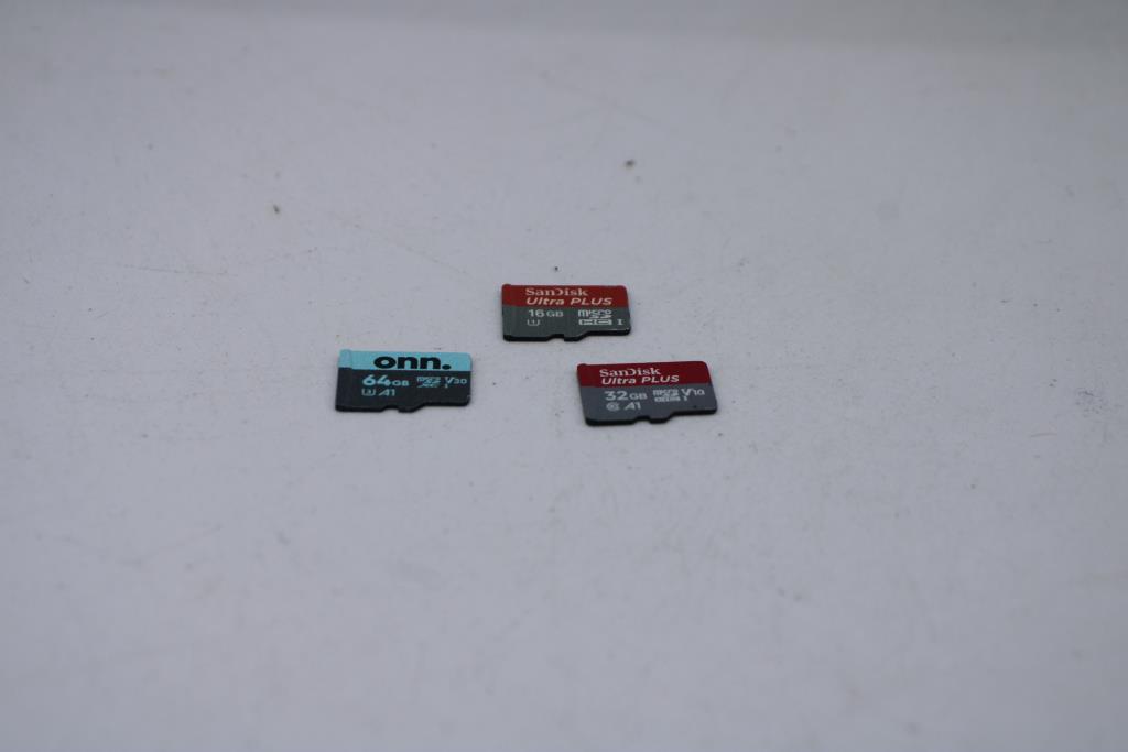Sandisk, Onn, Microsd 3 Pieces | Property Room