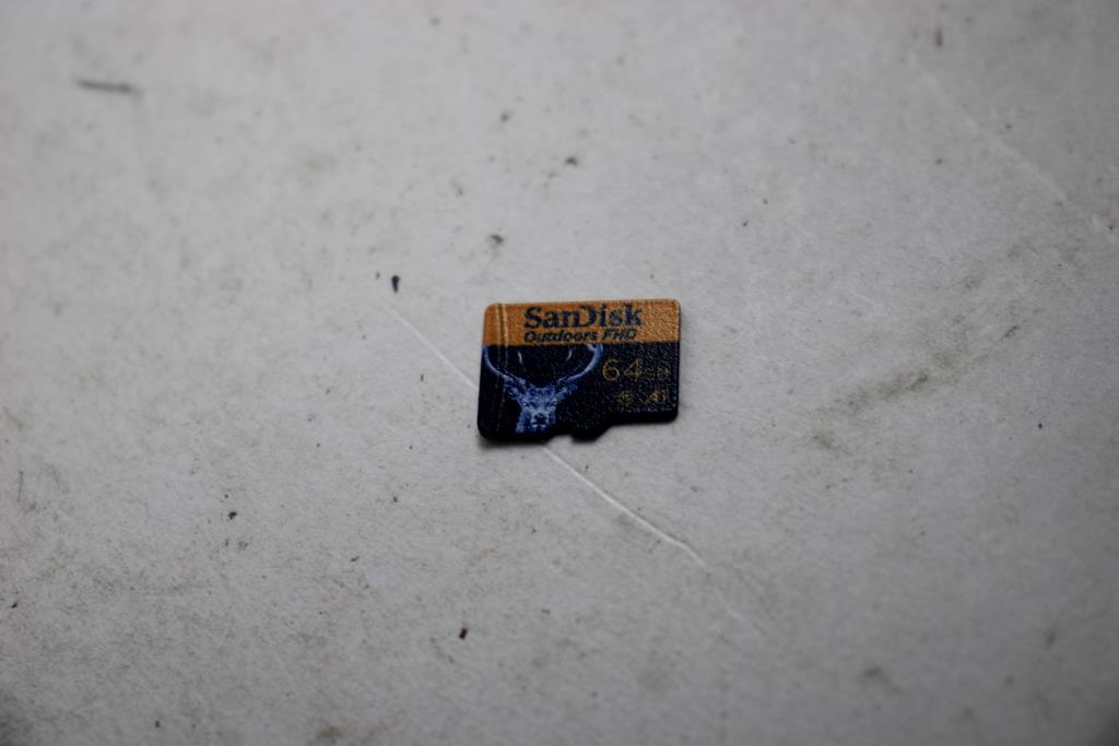 SanDisk Outdoors FHD MicroSD A1 Card, 64GB | Property Room SanDisk Outdoors FHD MicroSD A1 Card, 64GB | Property Room