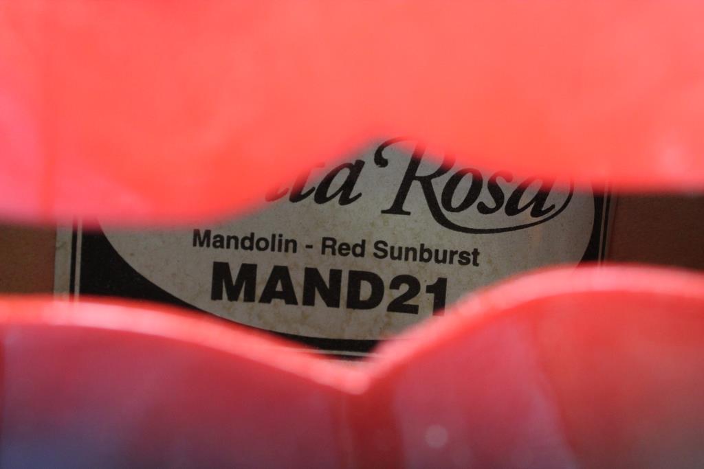 Santa Rosa Red Sunburst Mandolin | Property Room