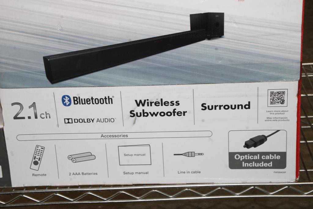 Sanyo 2.1 Soundbar With Wireless Subwoofer | Property Room