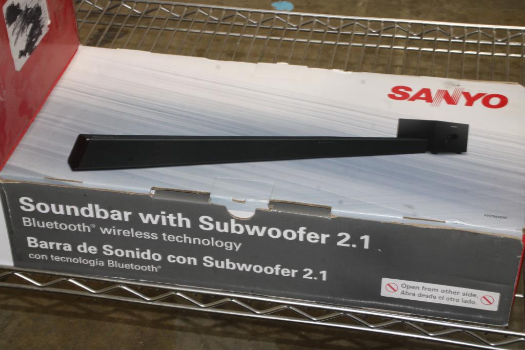 Sanyo 2.1 Soundbar With Wireless Subwoofer | Property Room