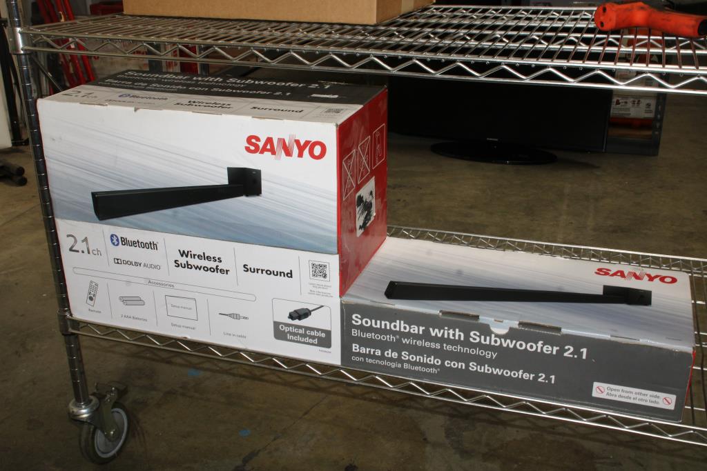 Sanyo 2.1 Soundbar With Wireless Subwoofer | Property Room