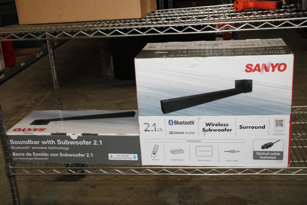 Sanyo 2.1 Soundbar With Wireless Subwoofer | Property Room