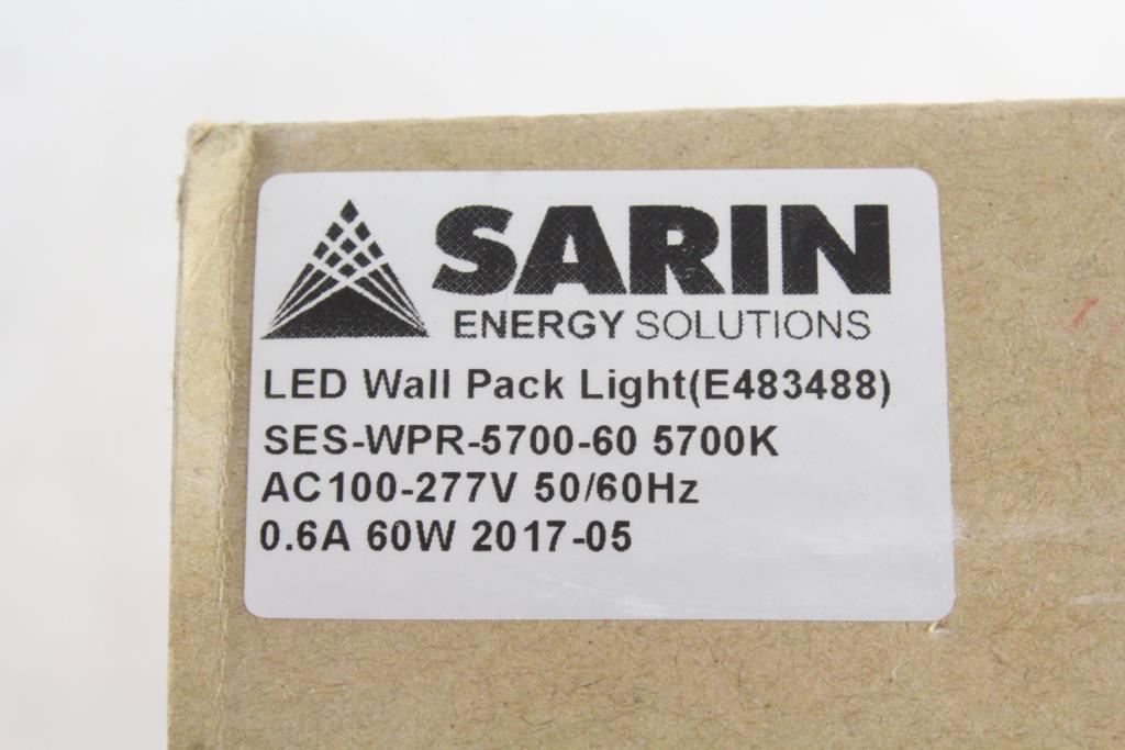 Sarin Energy Solutions LED Wall Pack Light | Property Room