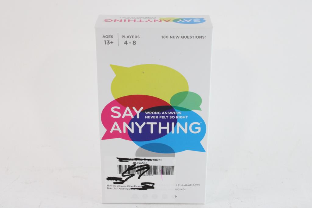 Say Anything Game | Property Room