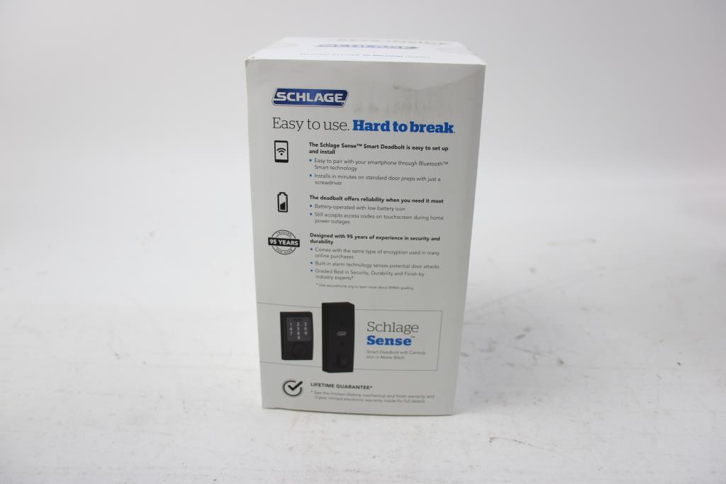 Schlage Sense Bluetooth Touchscreen Deadbolt Smart Lock | Property Room