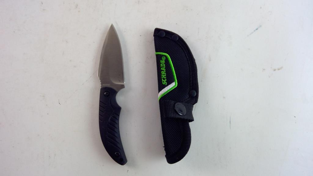 Schrade Knife With Sheath | Property Room