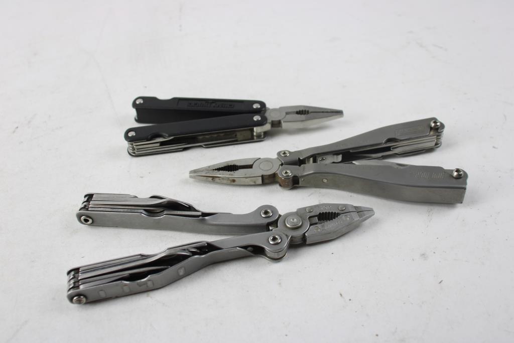 Schrade Tough Multitool And Other Multitools, 3 Pieces | Property Room