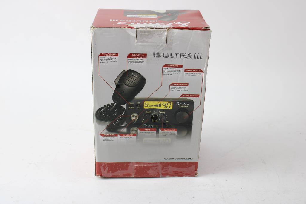 Scobra I9 Ultra III 40 Channel Compact Radio | Property Room