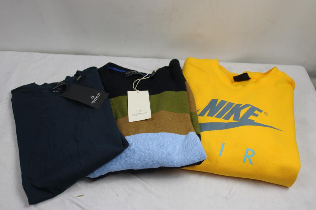 Scotch Soda, Nike Shirts, Sweaters, Sise L, XL, M 7 Pieces | Property Room