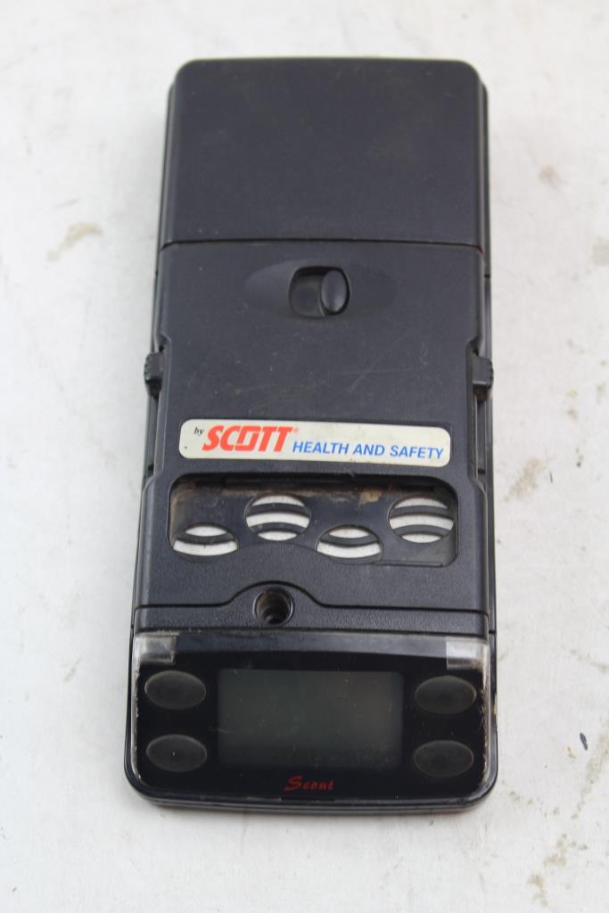 Scott Scout Health And Safety 096-3185 Gas Meter Monitor Detector ...