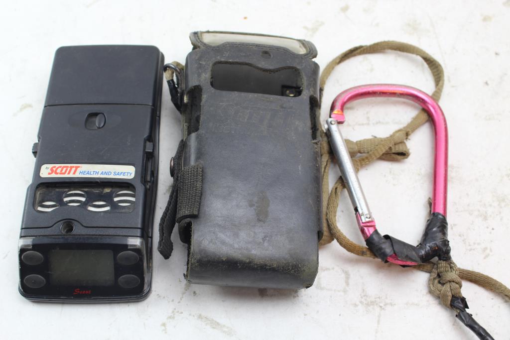 Scott Scout Health And Safety 096-3185 Gas Meter Monitor Detector ...