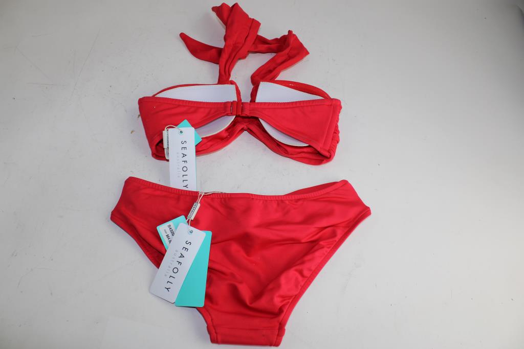 Seafolly Australia Two-Piece Bikini Chili Red Size 4 | Property Room