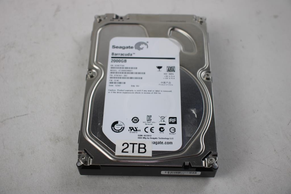 Seagate Barracuda Desktop 2TB 3.5" SATA HDD | Property Room