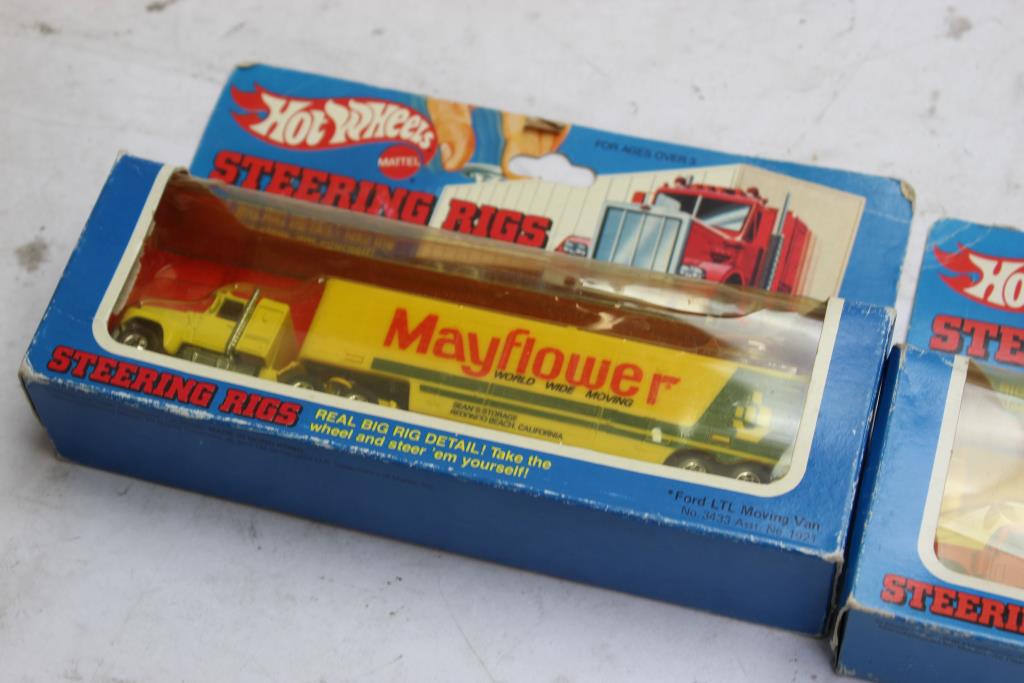 Sealed Mattel Hot Wheels Steering Rigs Die Cast Toy Cars; 2 Pieces ...