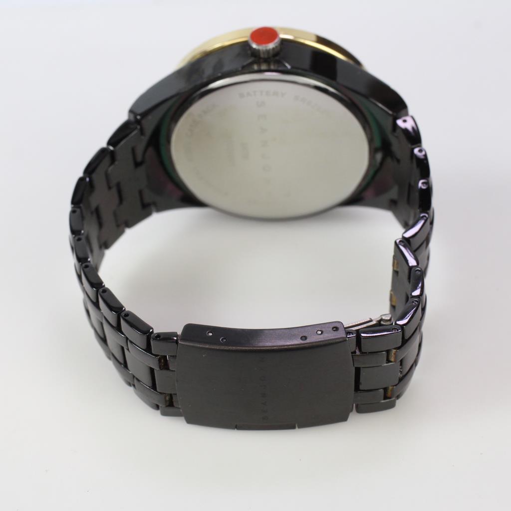 Sean John Black Ion-plated Watch | Property Room