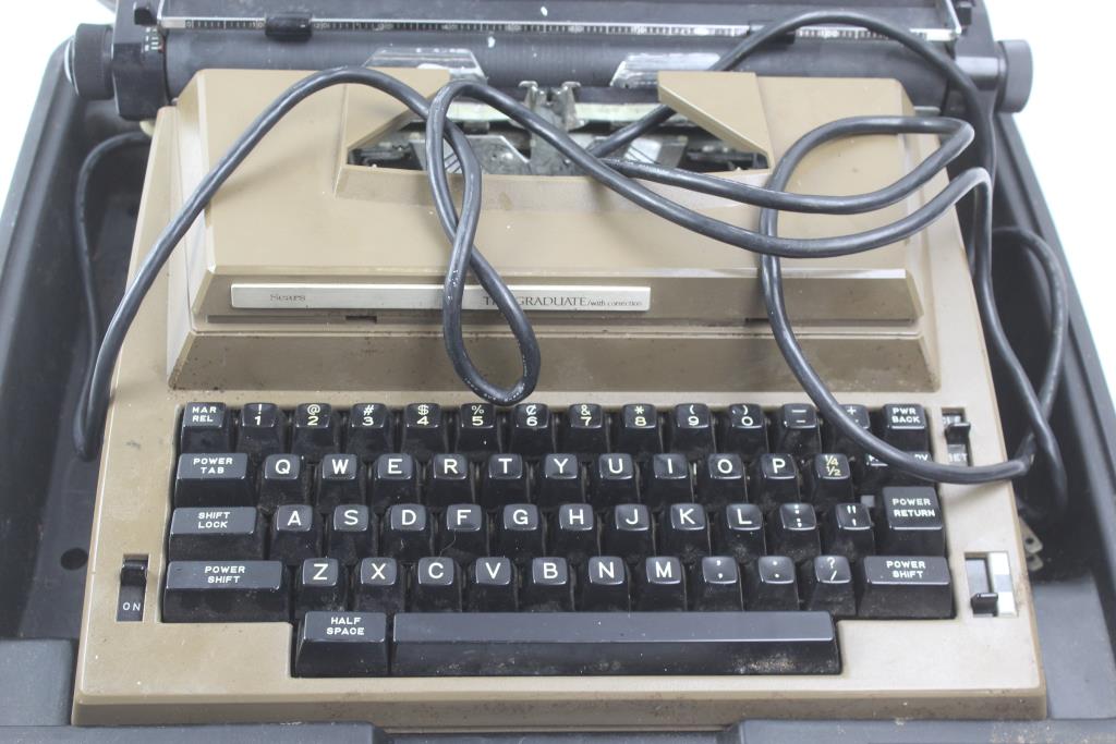 Sears The Graduate Typewriter With Case | Property Room