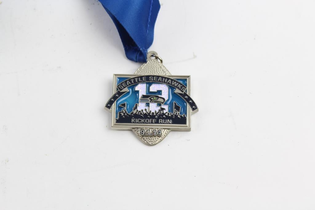 Seattle Seahawks Kickoff Run Medal And Lanyard | Property Room