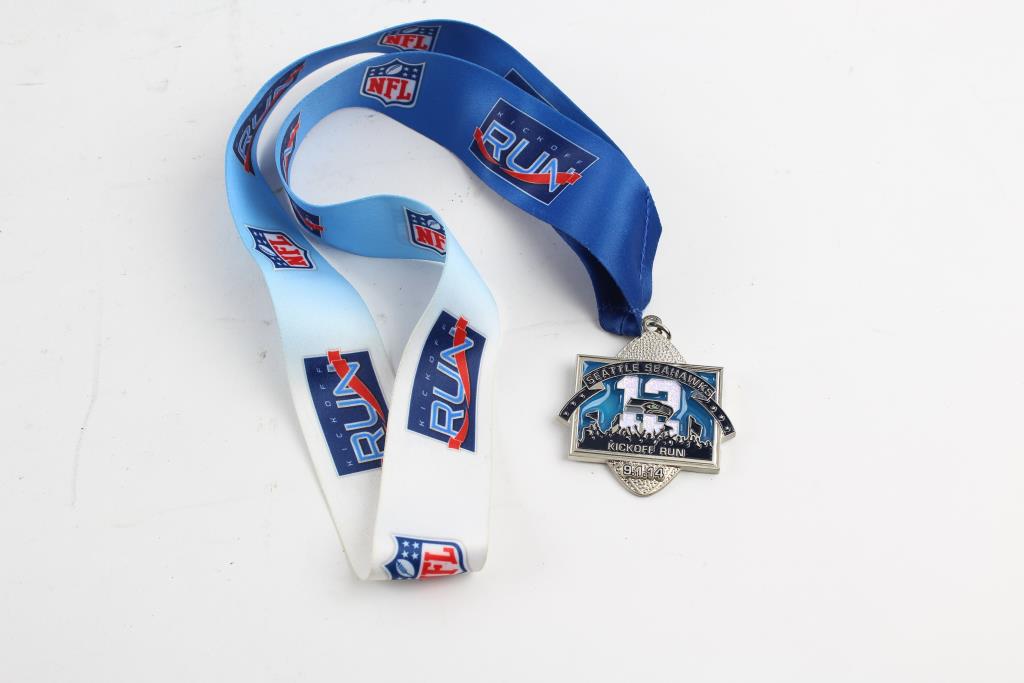 Seattle Seahawks Kickoff Run Medal And Lanyard | Property Room