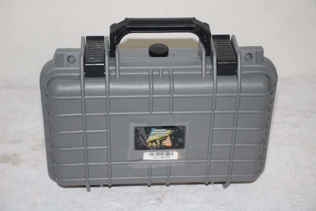Second Amendment Series Hard Plastic Pistol Storage Case | Property Room