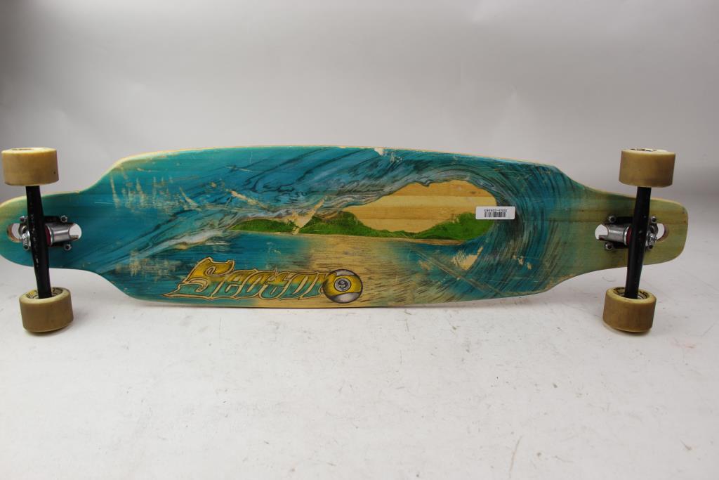 Sector 9 Blue Wave Lookout Dropthrough Longboard Skateboard | Property Room