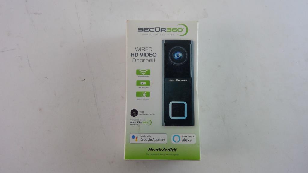 Secur360 Wired HD Video Doorbell | Property Room