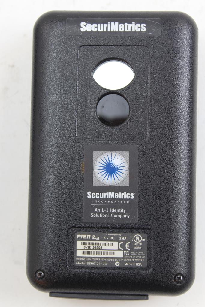 Securimetrics Pier 2.4 Iris Scanner | Property Room