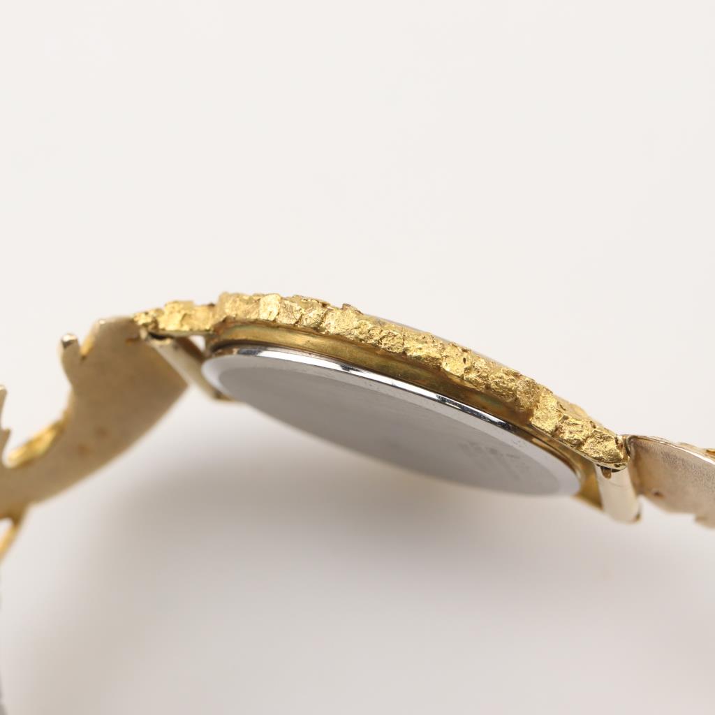 Seiko 10kt Gold Diamond Double Fish Watch | Property Room