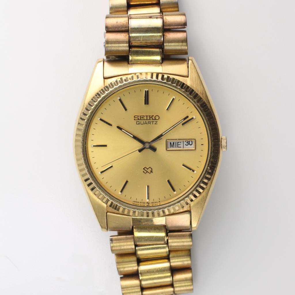 Seiko Gold Tone Stainless Steel Watch | Property Room