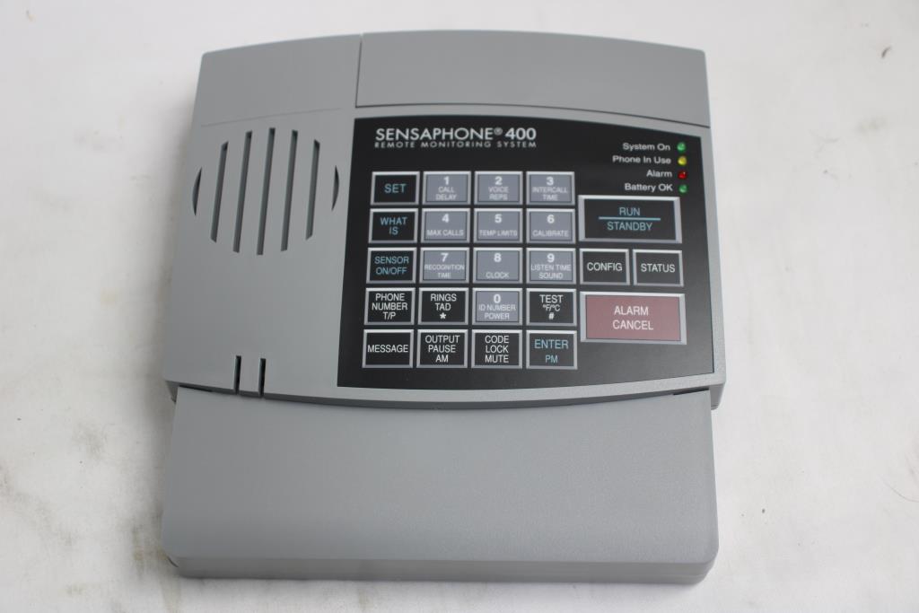 Sensaphone Desktop Monitoring System | Property Room