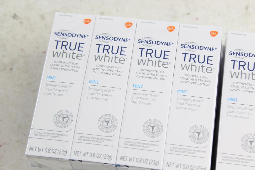 Sensodyne True White Toothpaste; 10+ Pieces | Property Room