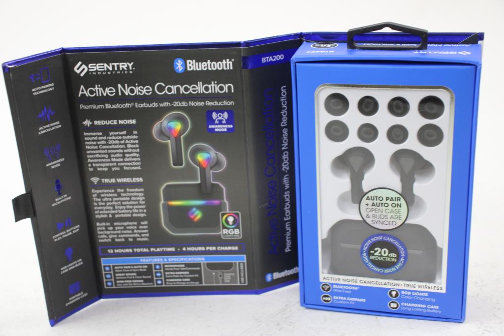 Sentry Active Noise Cancellation Premium Earbuds | Property Room
