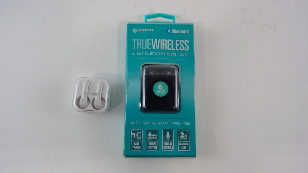 Sentry Industries Bluetooth Buds And More, 2 Pieces | Property Room