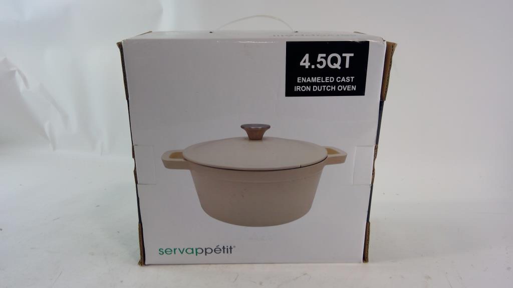 Servappetit 4.5 QT Enameled Cast Iron Dutch Oven | Property Room