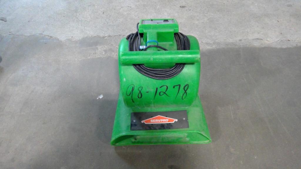 ServPro Air Blower | Property Room