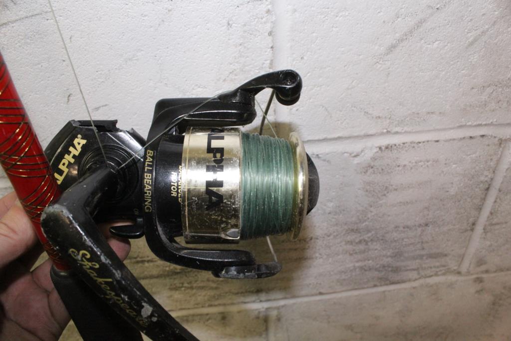 Shakespeare Alpha Fishing Pole | Property Room