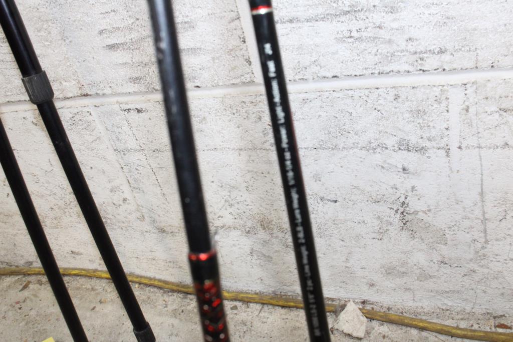 Shakespeare And Bass Pro Fishing Poles And More, 3 Pieces | Property Room
