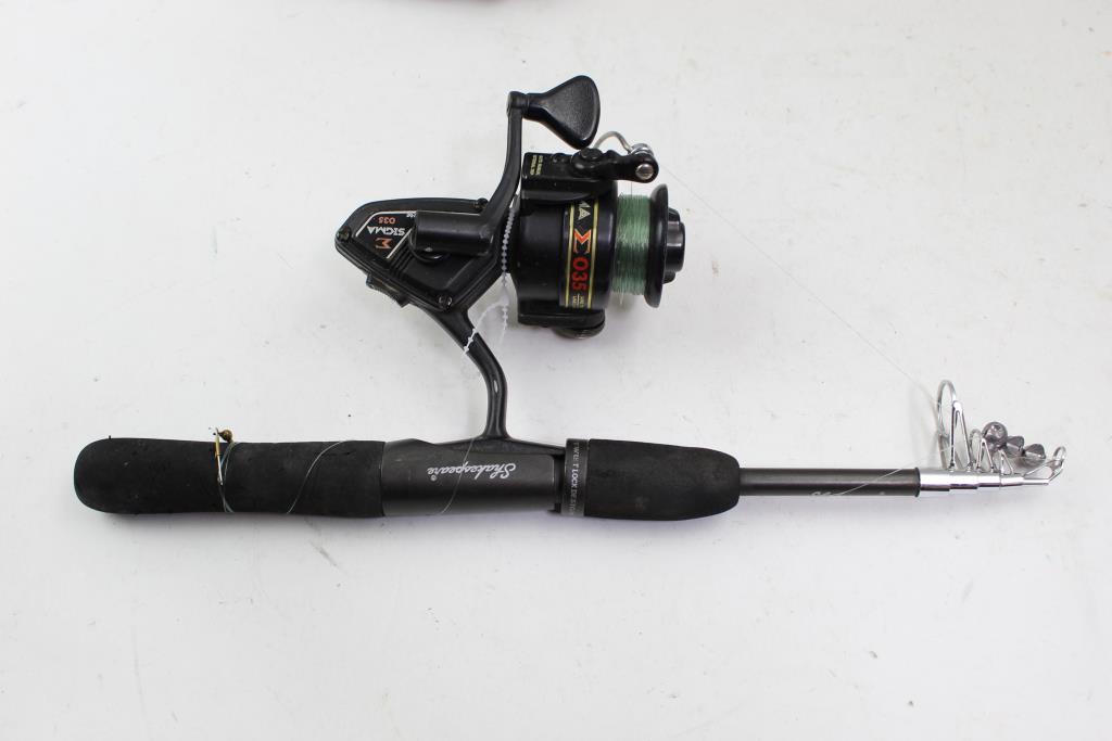 Shakespeare Fishing Rod And Reel, Fishing Line, Lures: 5+ Items ...