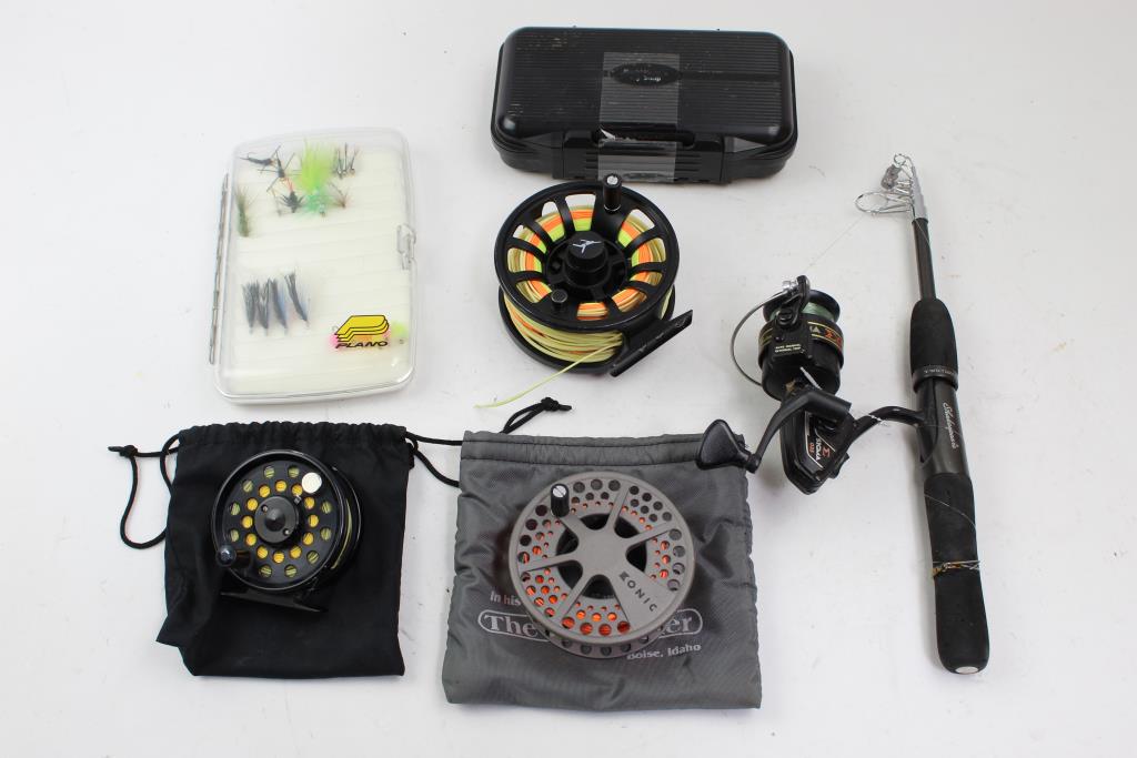 Shakespeare Fishing Rod And Reel, Fishing Line, Lures: 5+ Items ...