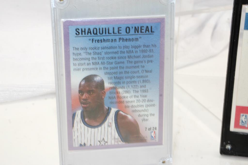 Shaquille O'Neal And Karl Malone Trading Cards 3 Pieces | Property Room