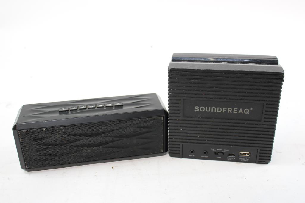 Sharkkk Boombox Speaker And SoundFreaq, 2+ Pieces | Property Room