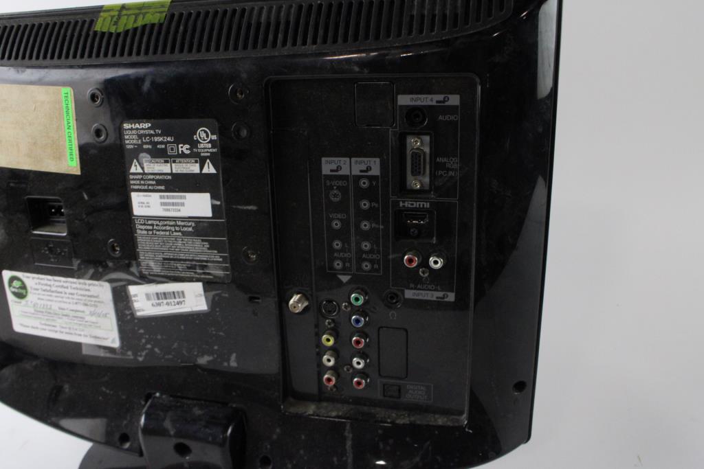 Sharp Liquid Crystal 18" Television | Property Room