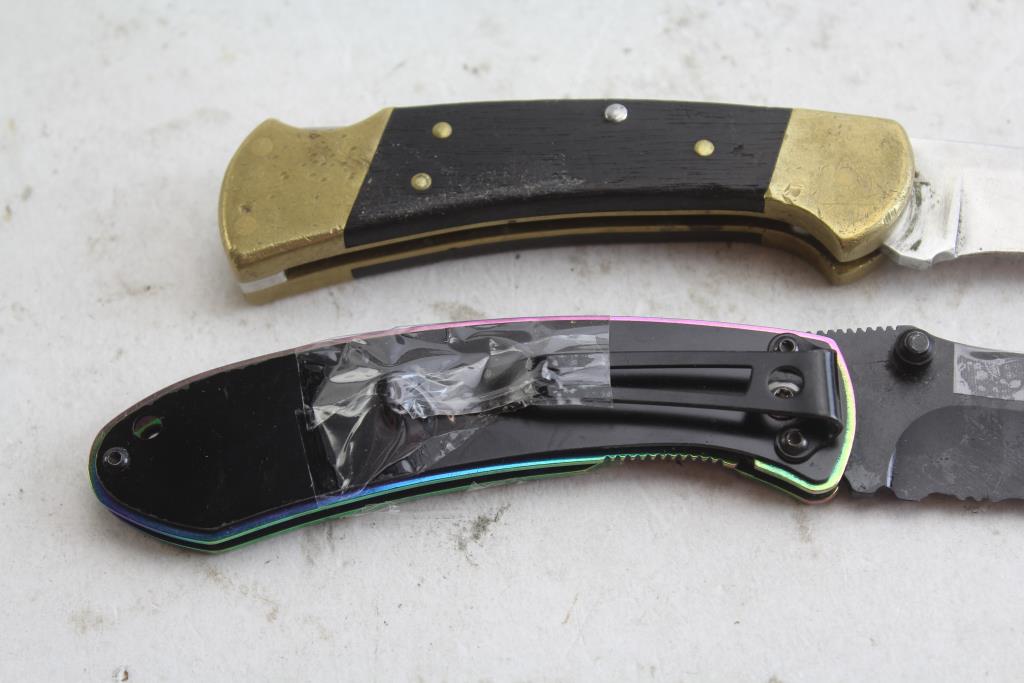 Sheffield And Buck Folding Knives 2 Pieces | Property Room