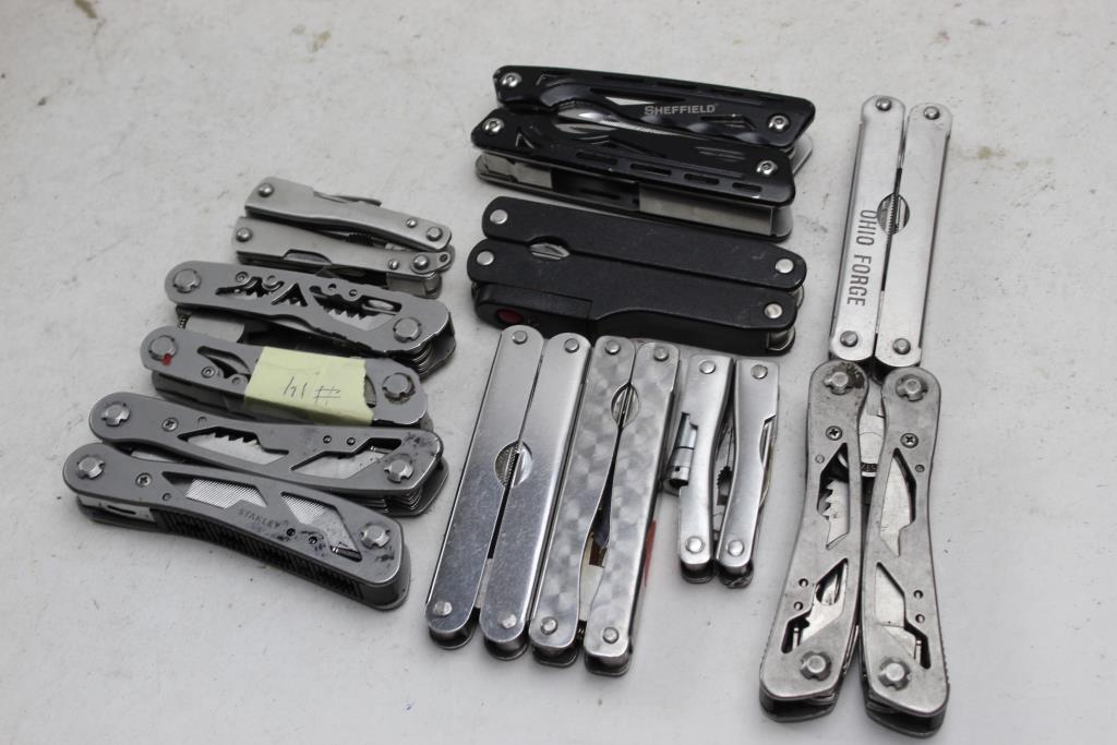 Sheffield, Stanley+ More Multi-tools 10 Pieces | Property Room